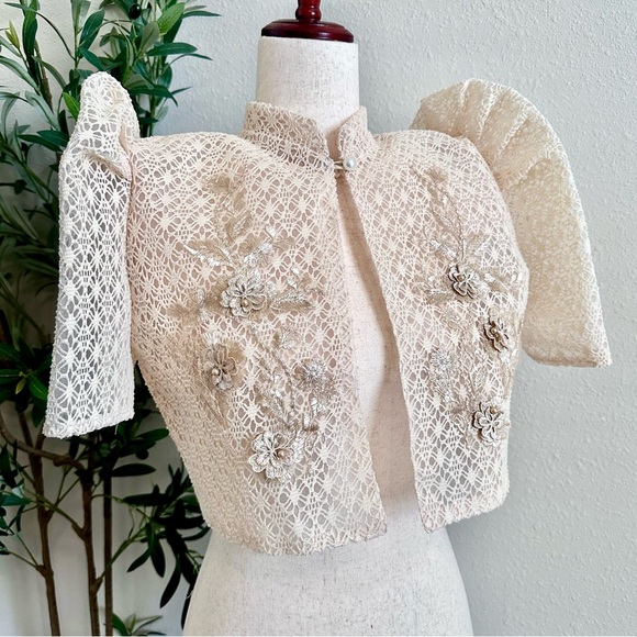 Dresses | Lace Terno Sleeve Filipiniana Bolero | Poshmark